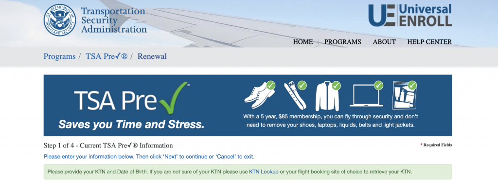 A Guide to TSA PreCheck Renewal - ProjecTraveler
